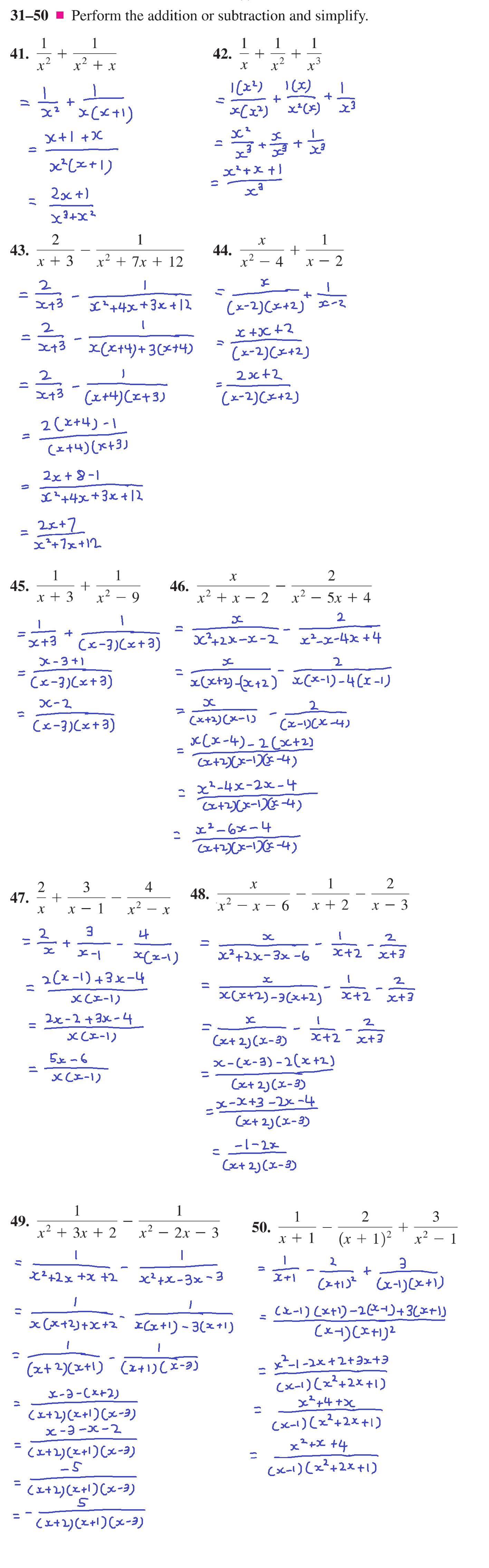 1.4 - Rational Expressions